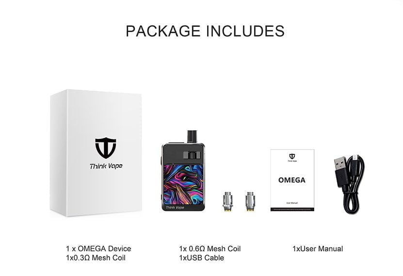THINK VAPE OMEGA POD KIT 30W - VAPE-TH ตอบไวทันใจ 24 ชม.