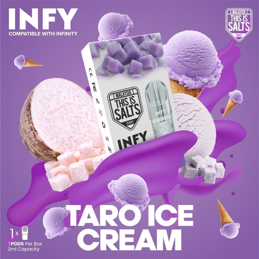 INFY THIS IS SALT น้ำยา TARO ICE CREAM - VAPE-TH ตอบกลับไว 24 ชม