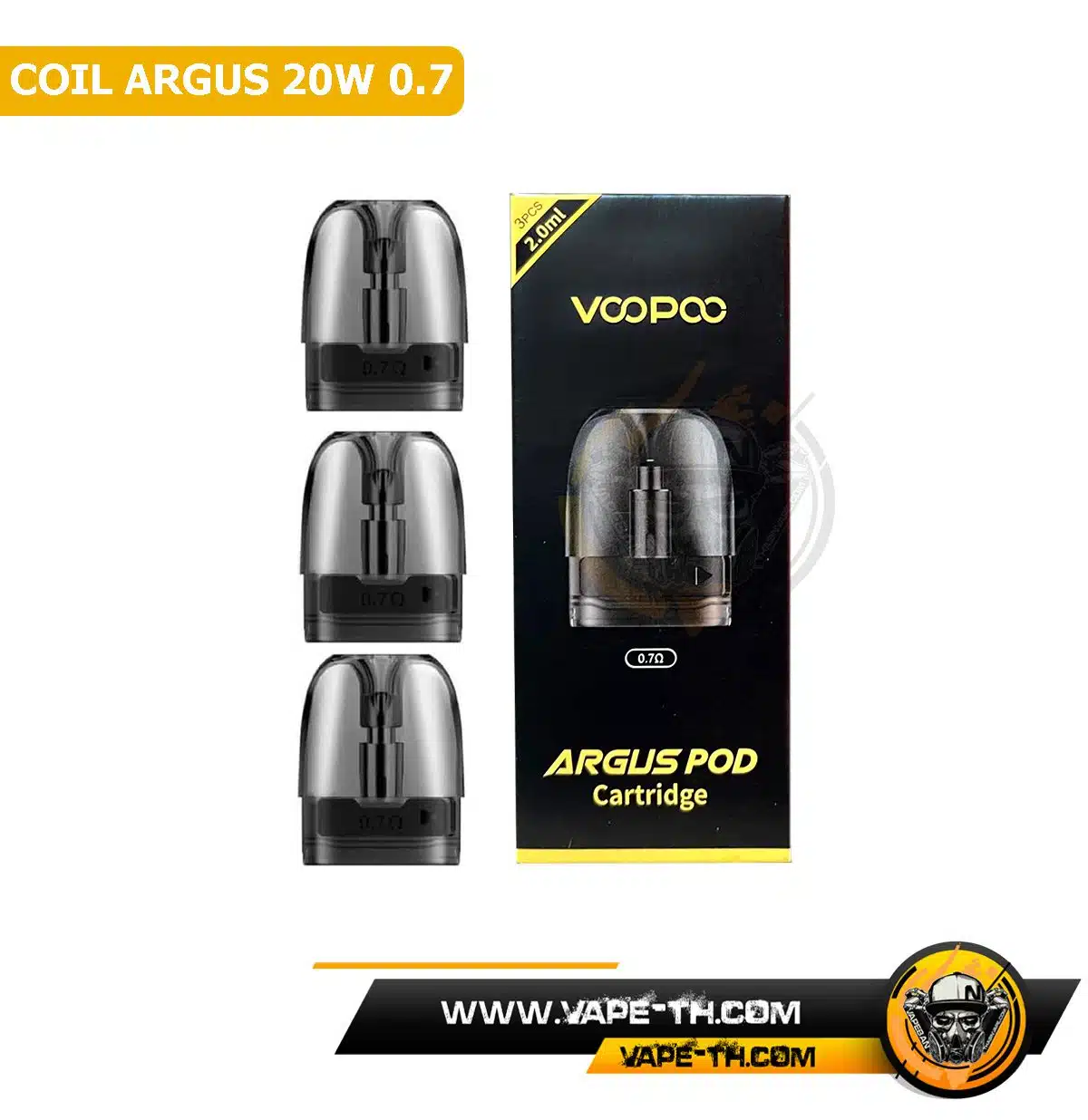 VOOPOO ARGUS POD COIL คอยล์ 0.7 โอห์ม ของแท้ 100%