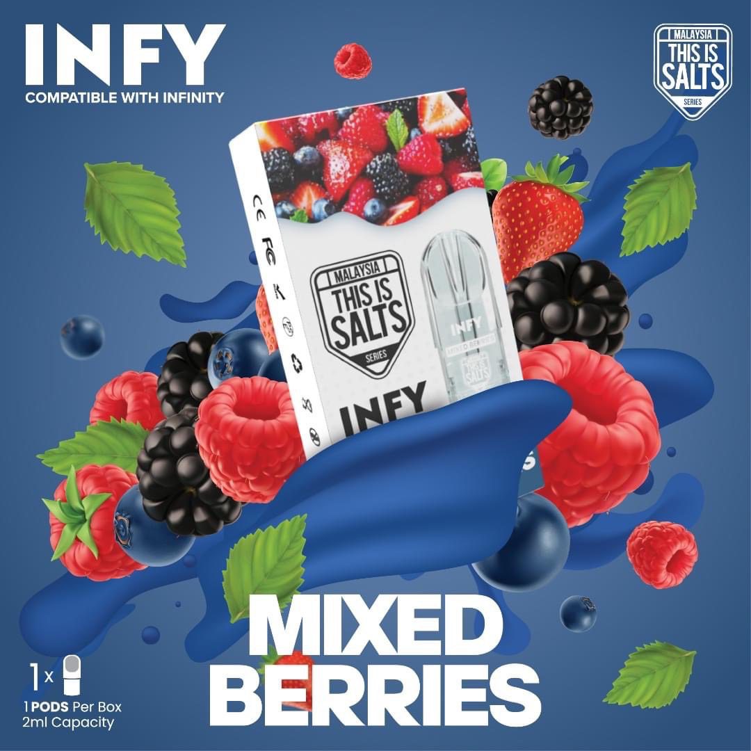 INFY THIS IS SALT น้ำยา MIXED BERRIES - VAPE-TH ตอบกลับไว 24 ชม