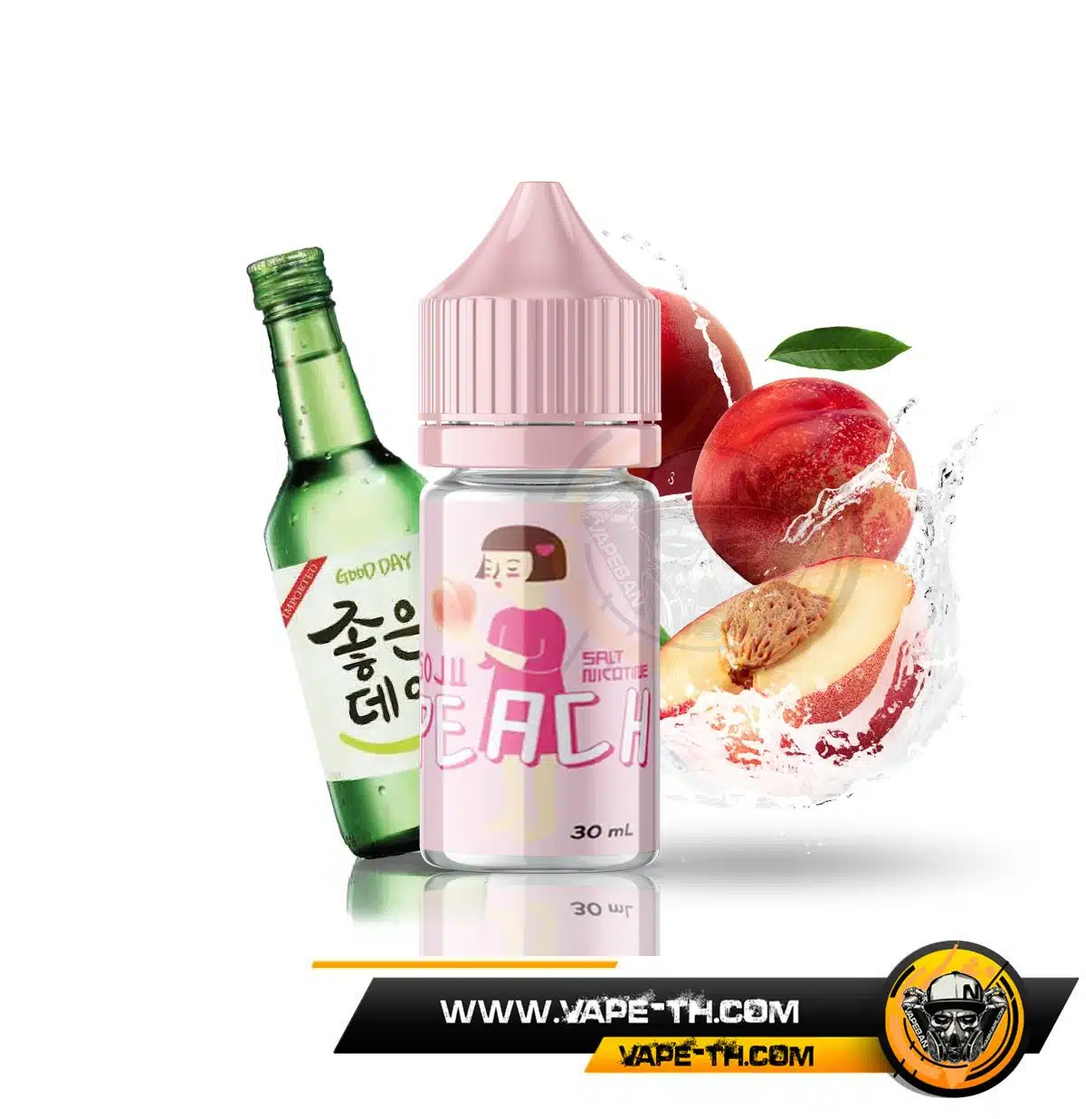TIK TOK PEACH SALT ลูกพีช - VAPE-TH
