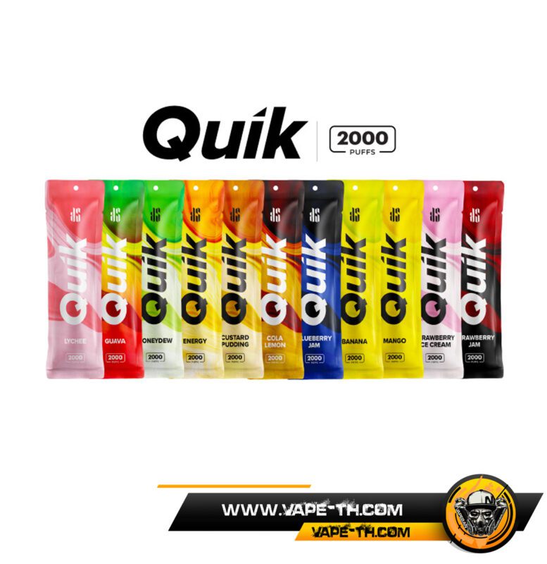 KS Quik 2000 PUFFS - VAPE-TH พอตใช้แล้วทิ้งแท้ ตอบกลับไว 24 ชม