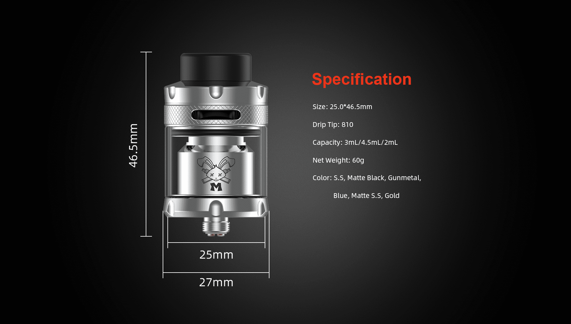 HELLVAPE DEAD RABBIT M RTA แท้ - ตอบกลับไว 24 ชม.