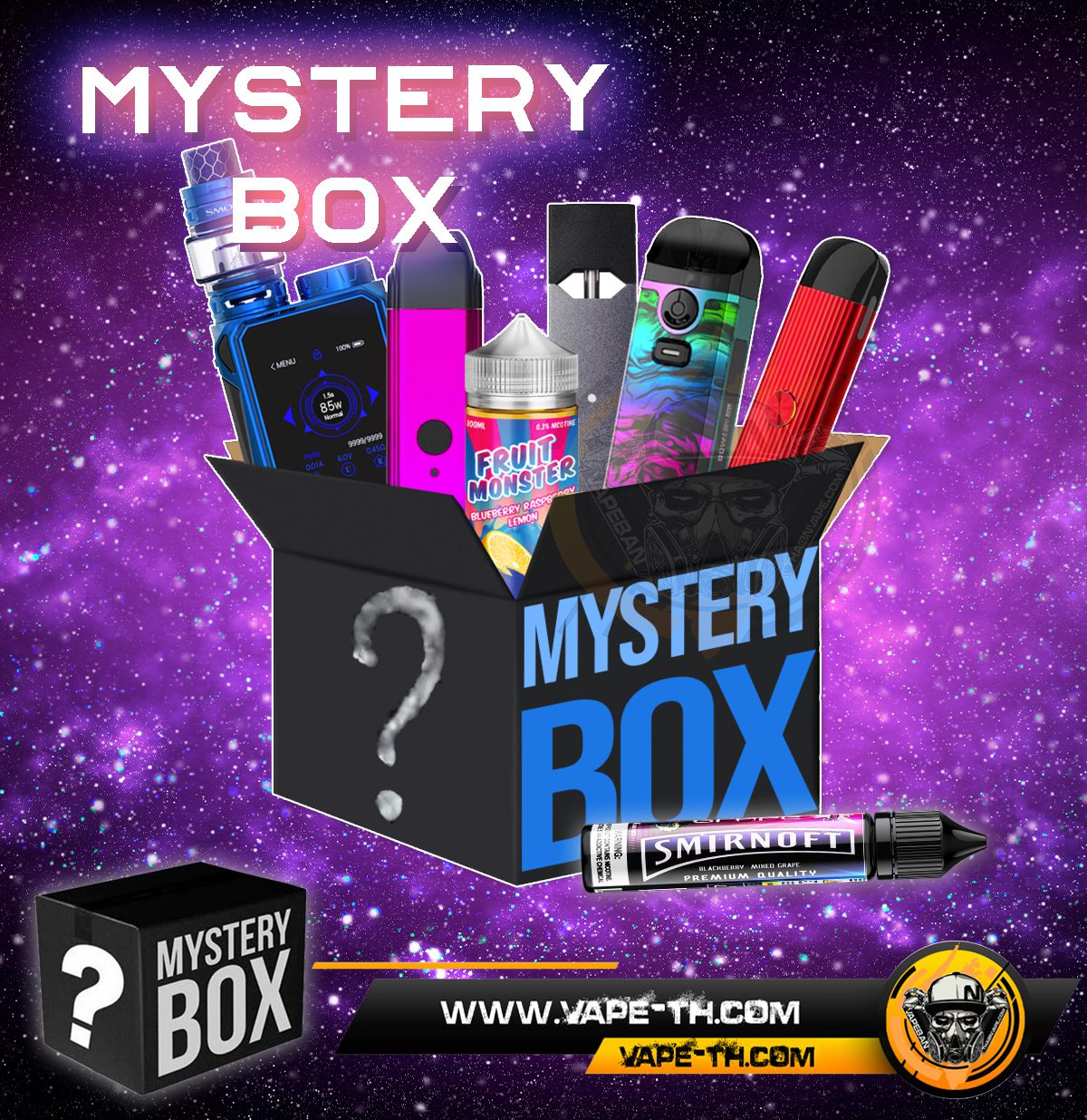 MYSTERY BOX SET กล่องสุ่ม - VAPE-TH รอลุ้นกันให้ตาแตกไปเลย