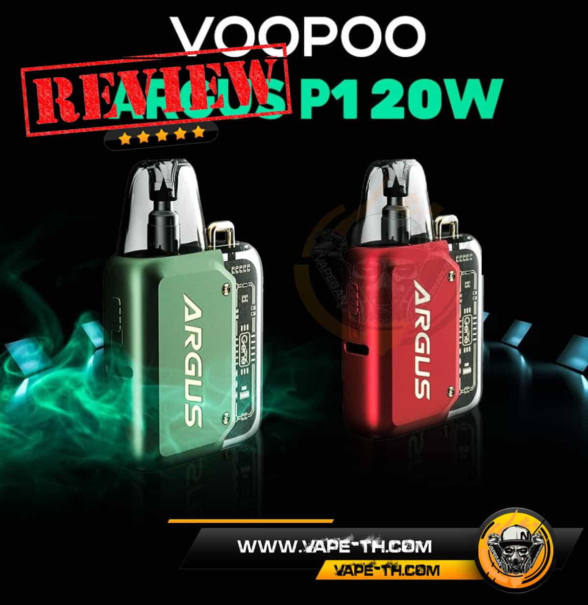 รีวิว VOOPOO ARGUS P1 POD - VAPE-TH ของแท้ ต้องลอง