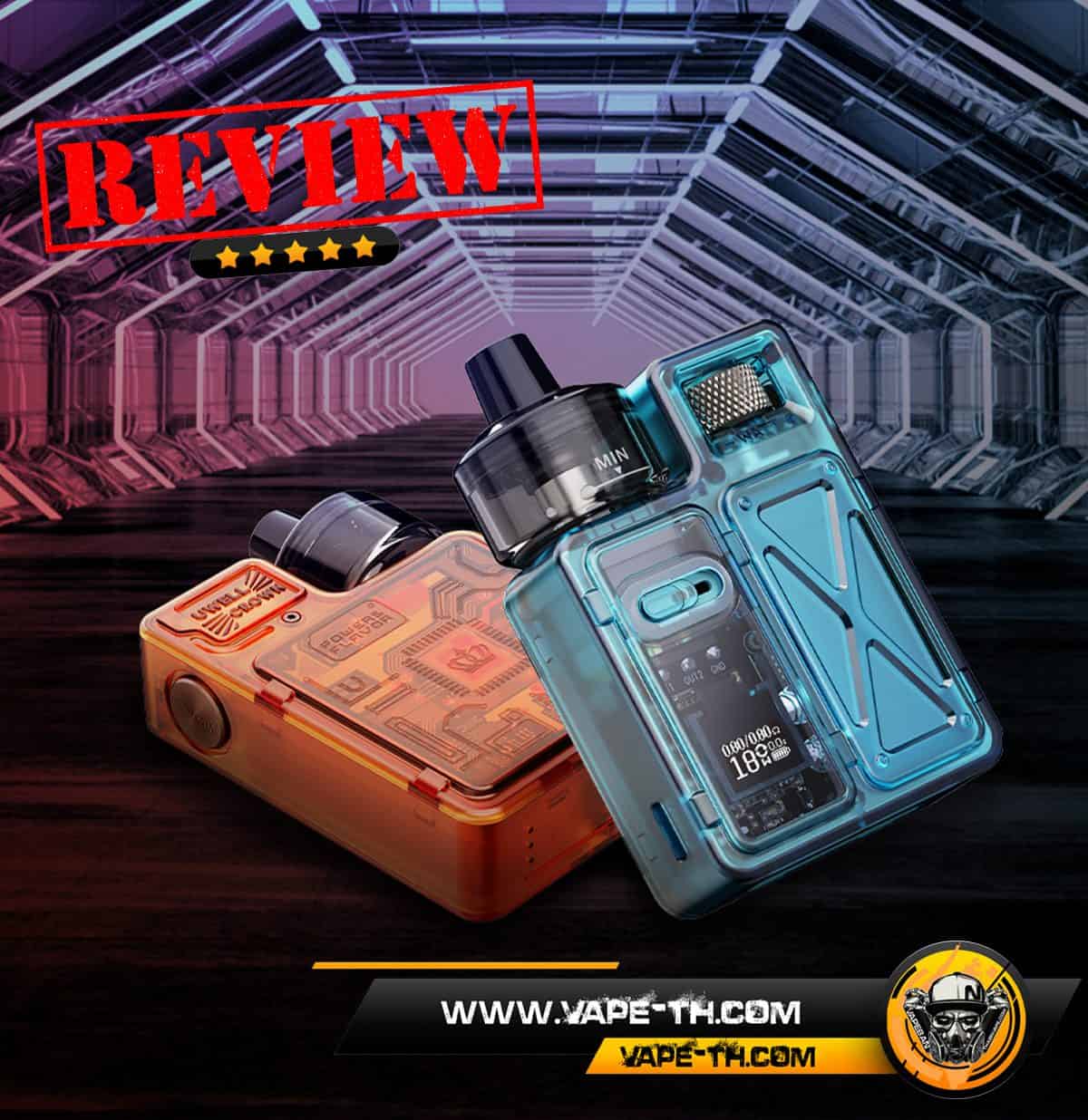 รีวิว UWELL CROWN M POD MOD - VAPE-TH ของแท้ ต้องลอง