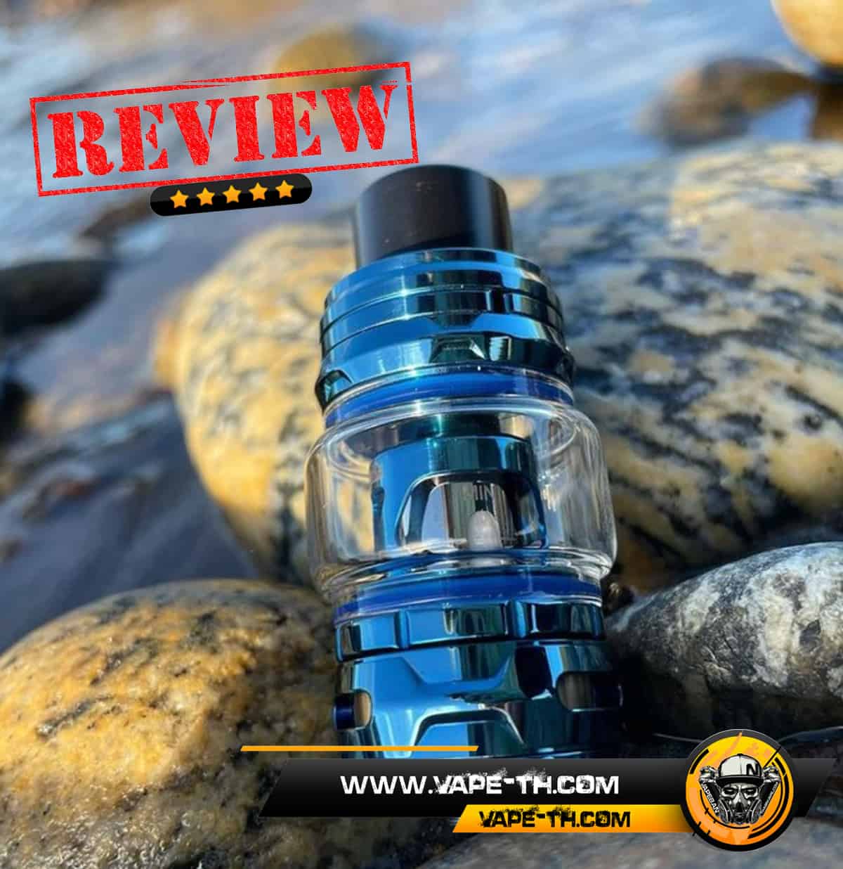 รีวิว HORIZONTECH SAKERZ TANK 5ML - VAPE-TH อะตอมแท้ ตอบไว 24 ชม.