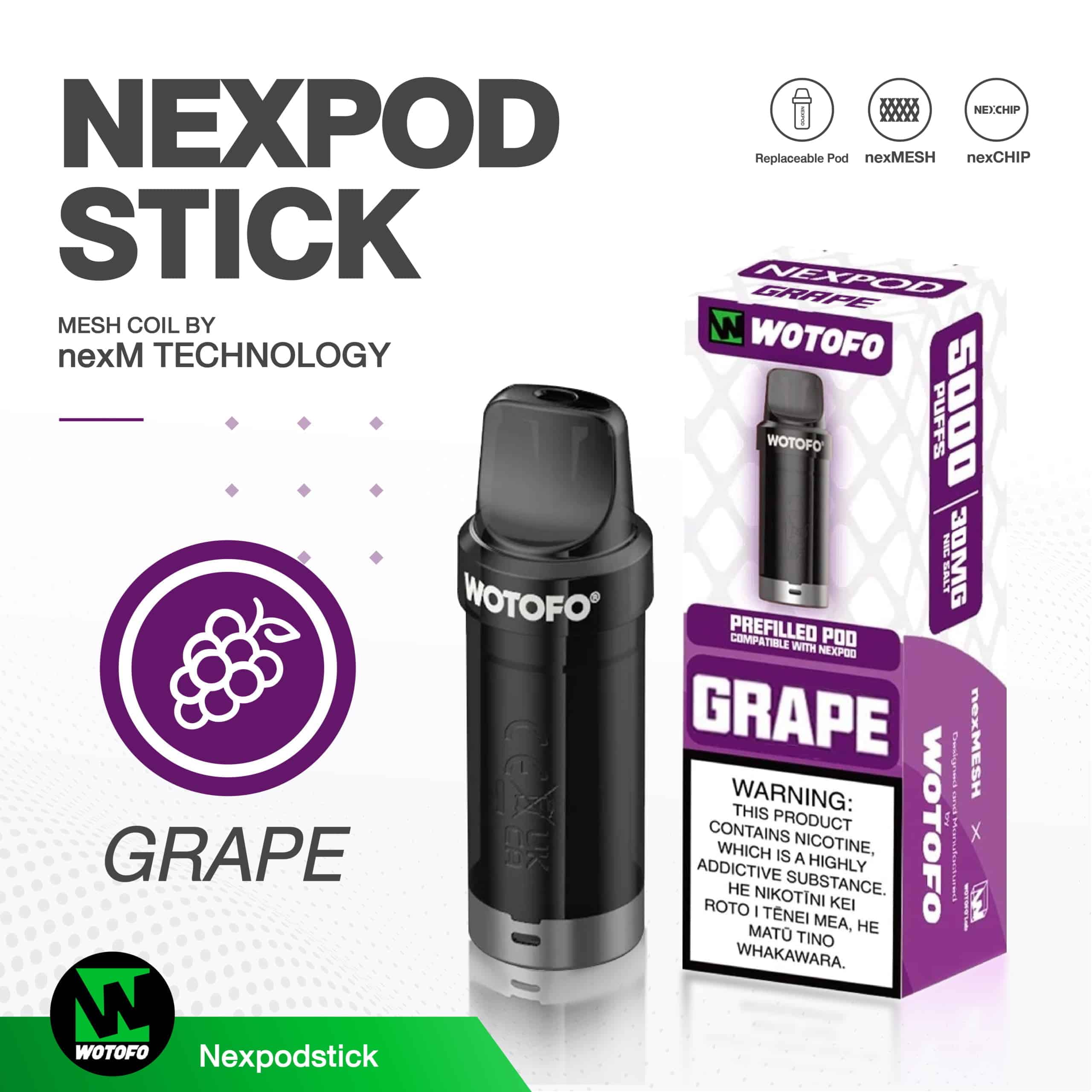 หัว NEXPOD 5000 PUFFS - VAPE-TH หัวพอตสุดคุ้ม ตอบกลับไว 24 ชม