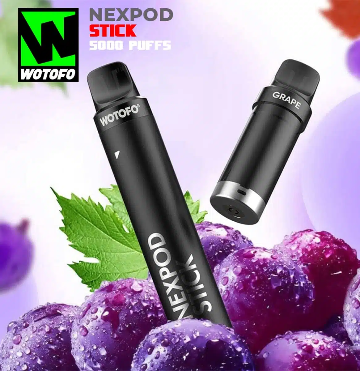 Nexpod Stick 5000 Puffs พอตเปลี่ยนหัวได้ ราคาสุดคุ้ม ตอบไว 24 ชม.
