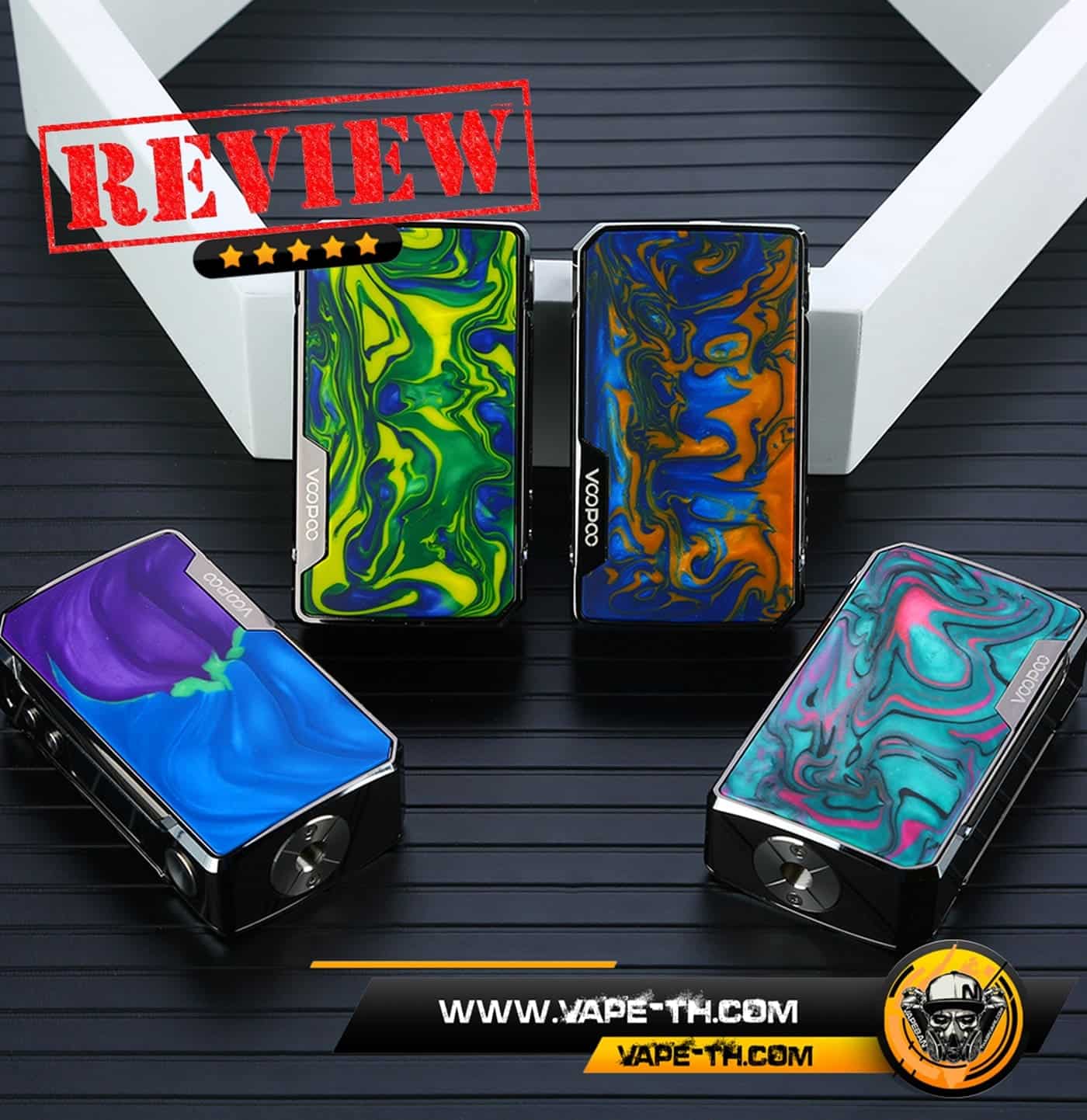 รีวิว Drag 2 Platinum Mod - VAPE-TH แอดมิน พร้อมให้คำแนะนำ ตลอด 24 ชั่วโมง