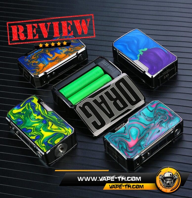 รีวิว Drag 2 Platinum Mod | VAPE TH บุหรี่ไฟฟ้า ของแท้ – VAPE-TH
