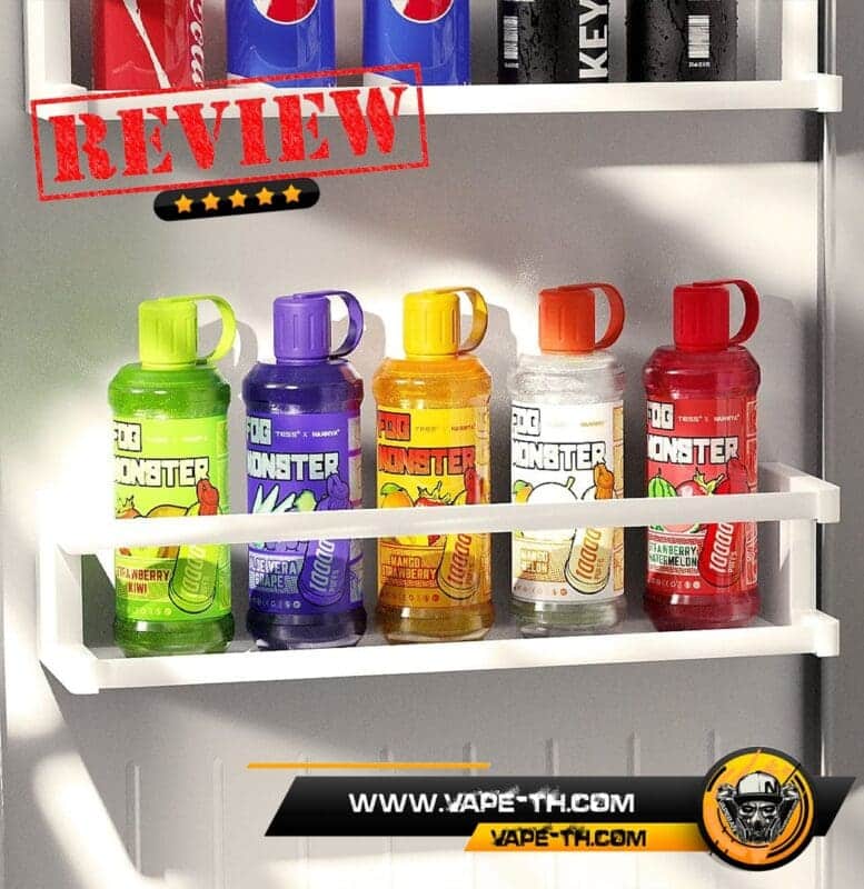 รีวิว FOG MONSTER 10000 PUFFS - VAPE-TH รีวิวพอตสุดเท่ สายควัน ห้ามพลาด