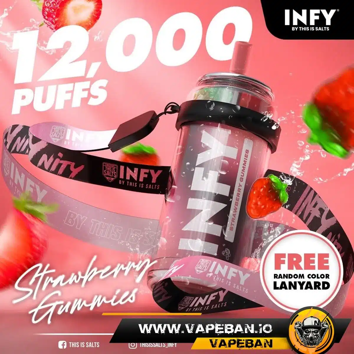 Infy 12K 12000 คำ พอตใช้แล้วทิ้ง 12000 Puffs ส่งด่วน ส่งไว กทม.