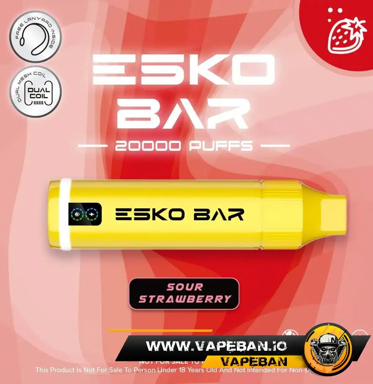 Esko Bar 20K 20000คำ Puffs พอตใช้แล้วทิ้ง รุ่นใหม่ล่าสุด พร้อมส่ง