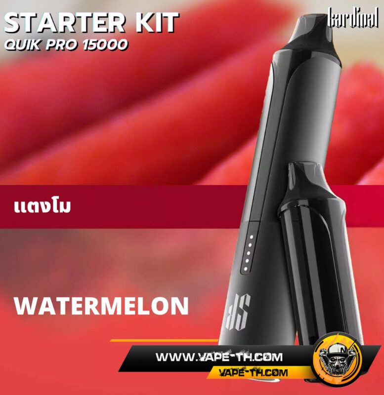 Ks Quik Pro Kit 15K พอตใช้แล้วทิ้ง เปลี่ยนหัวได้ รุ่นใหม่ 15000 Puffs